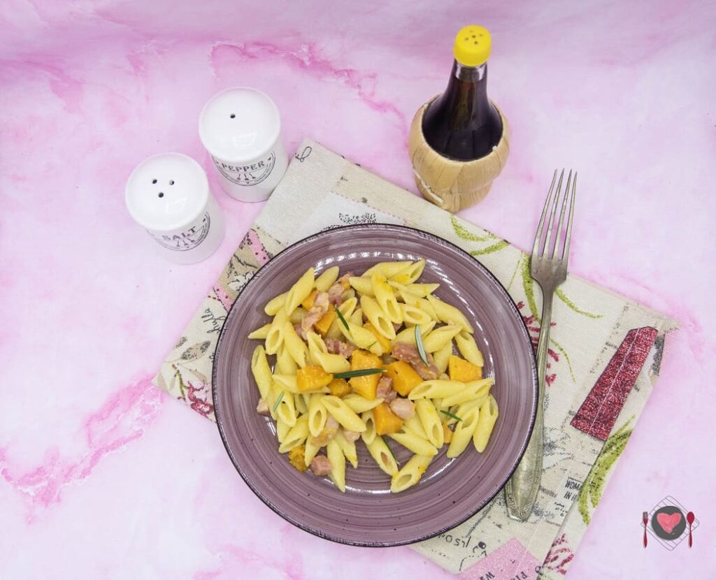 Pasta Con La Zucca E Pancetta ( In 30 Minuti )